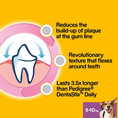 12 Pedigree Dentastix Advanced Mini Small Dog Dental Dog Treats (12x40g ...