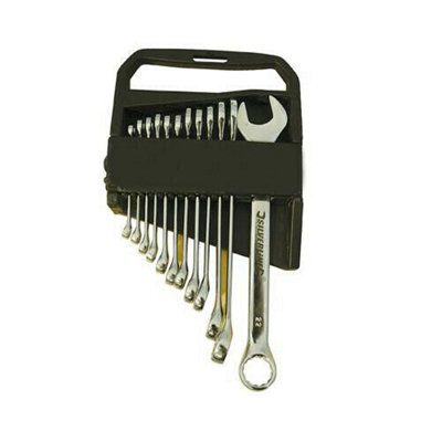 12 Piece 6mm 22mm Combination Spanner Set Plastic Storage Case