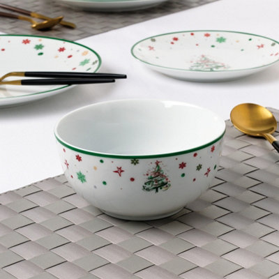 12-Piece Christmas Tree Dinner Set