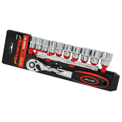 12 Pieces 3 8 Socket Set Neilsen Ct3627