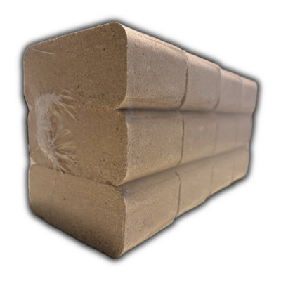 12 RUF Briquettes 10kg Compressed Wood Eco Friendly Heat Bricks Blocks ...