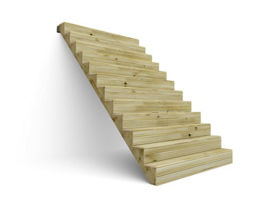 12 Step Decking Stairs Kit Pressure Treated Timber (1190mm Span)