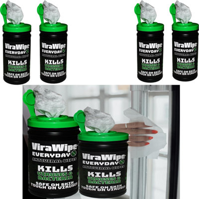 12 Tubes (1200 Wipes) Disinfectant Wipes For Daily Cleaning Perfect For ...