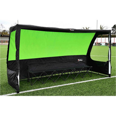 12 x 6ft Football 8 Person Team Shelter Rain Cover - Waterproof Fabric ...
