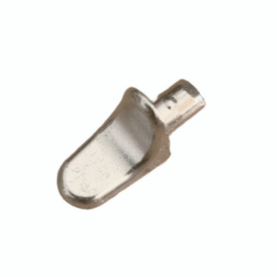 12 x STEEL SHELF SUPPORTS METAL 5mm PLUG IN STUD PEGS PINS FOR KITCHEN ...