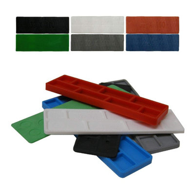 120 Plastic Window and Glazing Packers Spacers 1mm - 6mm, Flooring Packer