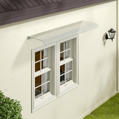 120 x 40 cm Awning for Door Window Exterior Front Door Overhang Awning ...
