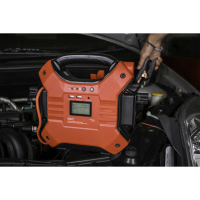 1200A Jump Starter Power Pack - Lithium-ion Battery - Overload Protection