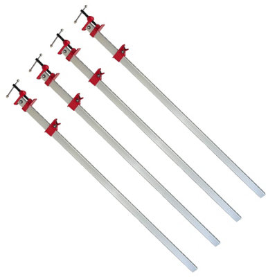 1200mm Aluminium Sash Clamp Grip Bench Work Holder Vice Slide Cramp 4pk ...