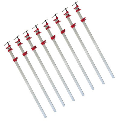 1200mm Aluminium Sash Clamp Grip Bench Work Holder Vice Slide Cramp 8pk ...