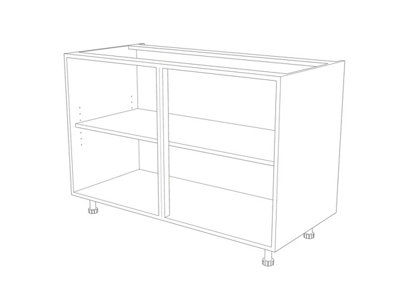 1200mm Solid Birch Plywood Kitchen Base Unit