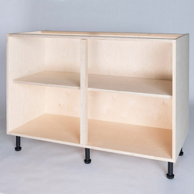 1200mm Solid Birch Plywood Kitchen Base Unit