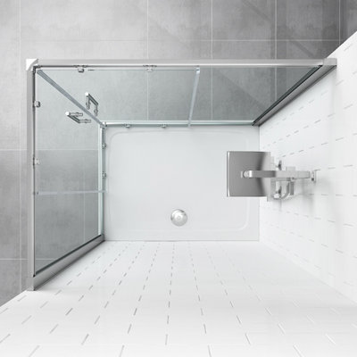 1200x900mm Rectangle Quadrant Corner Entry Shower Enclosure Cubicle ...
