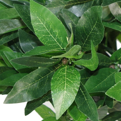120cm (4ft) Artificial Topiary Bay Tree Pyramid Cone - Extra Large