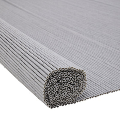 120cm W x 300cm L Sun-blocked Privacy Fence Screen Panels Light Grey