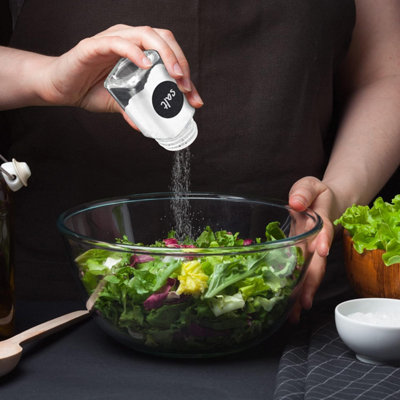 120ml Glass Spice Jars with Lids, Labels, Stickers, Funnel & Sponge ...