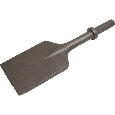 125 x 370mm Asphalt Tarmac Cutter - 7/8" Hex Shank - Breaker Steel Chisel