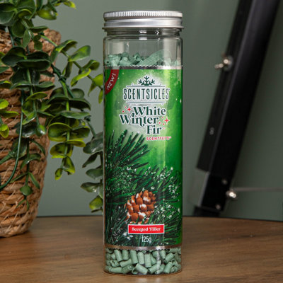 125g White Winter Fir Scentsicles Scentfetti Christmas Decoration