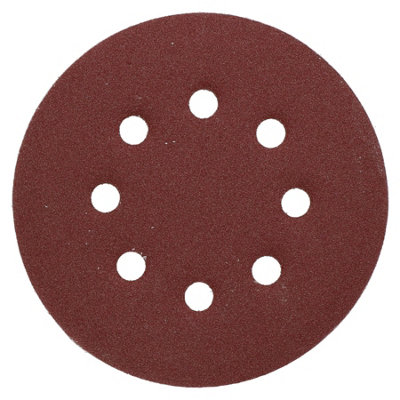 125mm 5" Hook And Loop Sanding Sander Abrasive DA Discs Fine 120 Grit ...