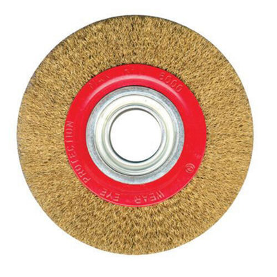 125mm / 5 Inch Wire Wheel For Bench Grinder Grinding Rust Paint Removal