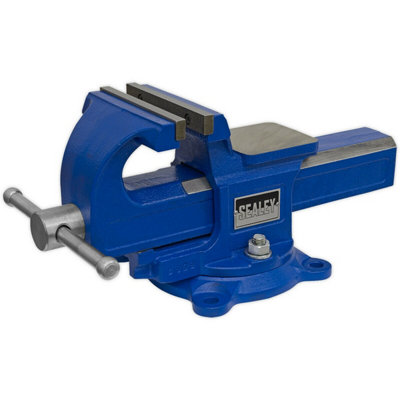 125mm Quick Action Swivel Base Vice - 125mm Jaw Opening - Serrated ...