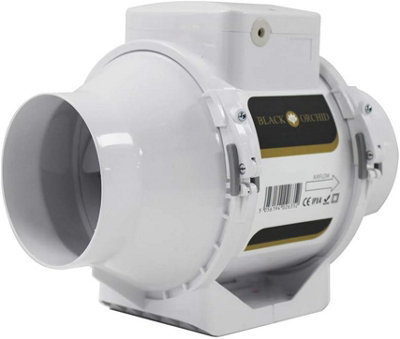 125mm Silent Inline Air Intake Fan Powerful Extractor for Hydroponic ...