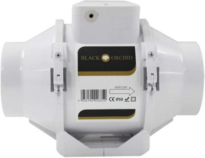 125mm Silent Inline Air Intake Fan Powerful Extractor for Hydroponic ...