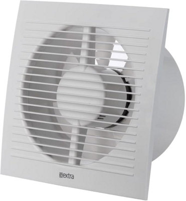 125MM WHITE EXTRACTOR FAN WITH TIMER
