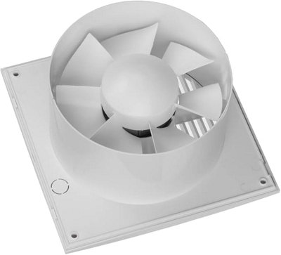 125mm White Extractor Fan with Timer