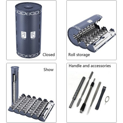128-in-1 Precision Magnetic Screwdriver Set - Ideal for Electronics PC ...