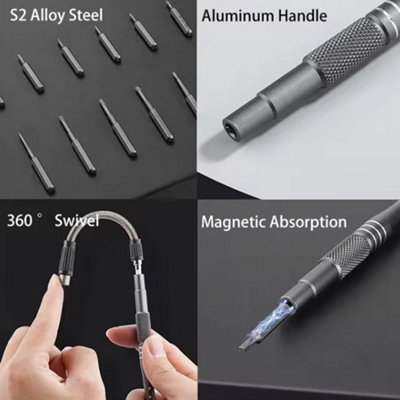 128-in-1 Precision Magnetic Screwdriver Set - Ideal for Electronics PC ...