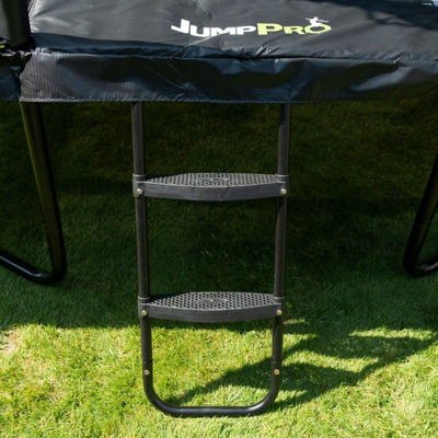 12ft x 8ft JumpPRO™ Xcel Black Rectangular Trampoline with Enclosure