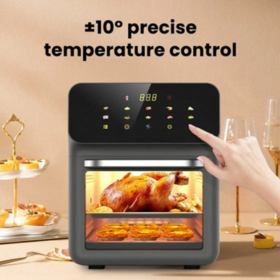 12L Air Fryer Digital Kitchen Oven Oil Free Low Fat Healthy Frying ...