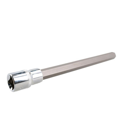 12mm Hex Allen Key Long Bit Internal Socket Metric 1/2" Drive 200mm ...