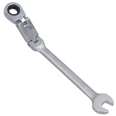12mm Metric Double Jointed Flexi Ratchet Combination Spanner Wrench 72 ...