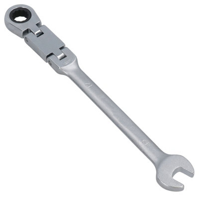 12mm Metric Double Jointed Flexi Ratchet Combination Spanner Wrench 72 ...