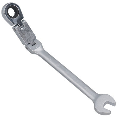 12mm Metric Double Jointed Flexi Ratchet Combination Spanner Wrench 72 ...