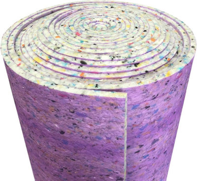 12mm PU Foam Carpet Underlay 15m2 (11m x 1.37m Roll) General Domestic ...