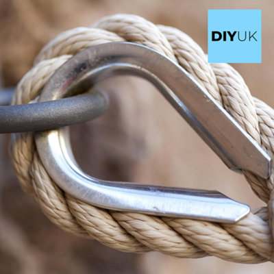 12mm Wire Rope Cable Thimble Wire Eye ( Pack of: 10 ) DIN 6899B ...