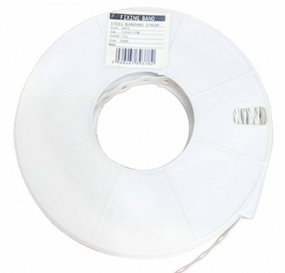 12mm x 10M BANDING STRAP WHITE