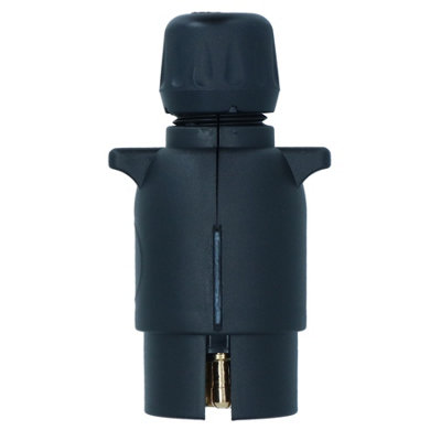 12N 7 PIN PLUG PLASTIC CAR TRAILER CARAVAN ELECTRICAL WIRING LIGHTS ...