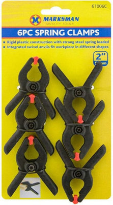 12Pc Plastic Spring Clamps 2 Inch Diy Clips Tarpaulin Market Hand Tool ...
