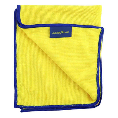 12Pcs Goodyear Microfibre Car Cloth Set Wash Buff Cleaning Drying Towel ...