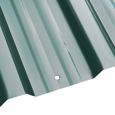 12Pcs/Pack Dark Green Metal Roofing Covers Corrugated Roof Panels 129cm ...