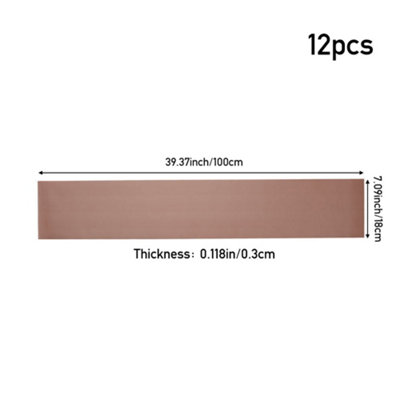 12Pcs Self-Adhesive Stair Riser Stickers