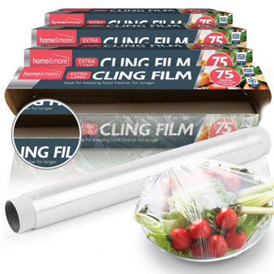 12pk Cling Film For Catering Bulk Pack, 12 Rolls - 30m x 30cm Wide ...