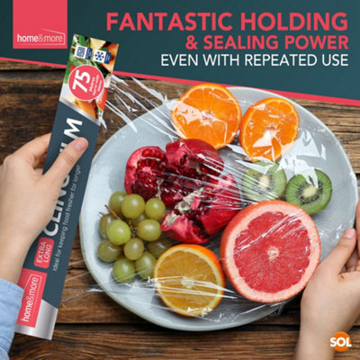 12pk Cling Film For Catering Bulk Pack, 12 Rolls - 30m x 30cm Wide ...