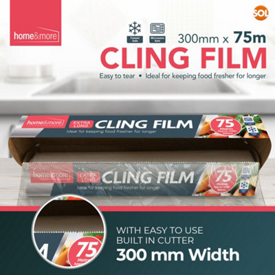 12pk Cling Film For Catering Bulk Pack, 12 Rolls - 30m x 30cm Wide ...