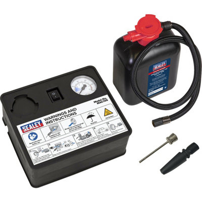 12V EMERGENCY TYRE REPAIR KIT WITH COMPRESSOR AND SEALANT FOR QUICK ...