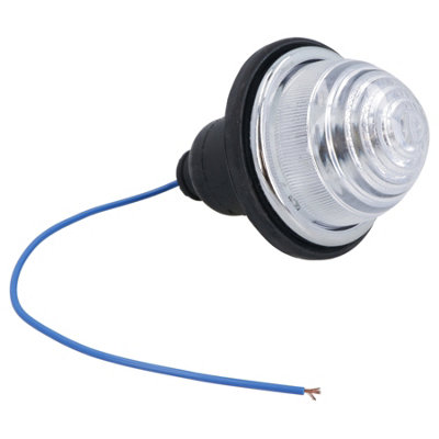 12v Front Side Lamp Light for Classic Car Trailer Caravan While / Clear